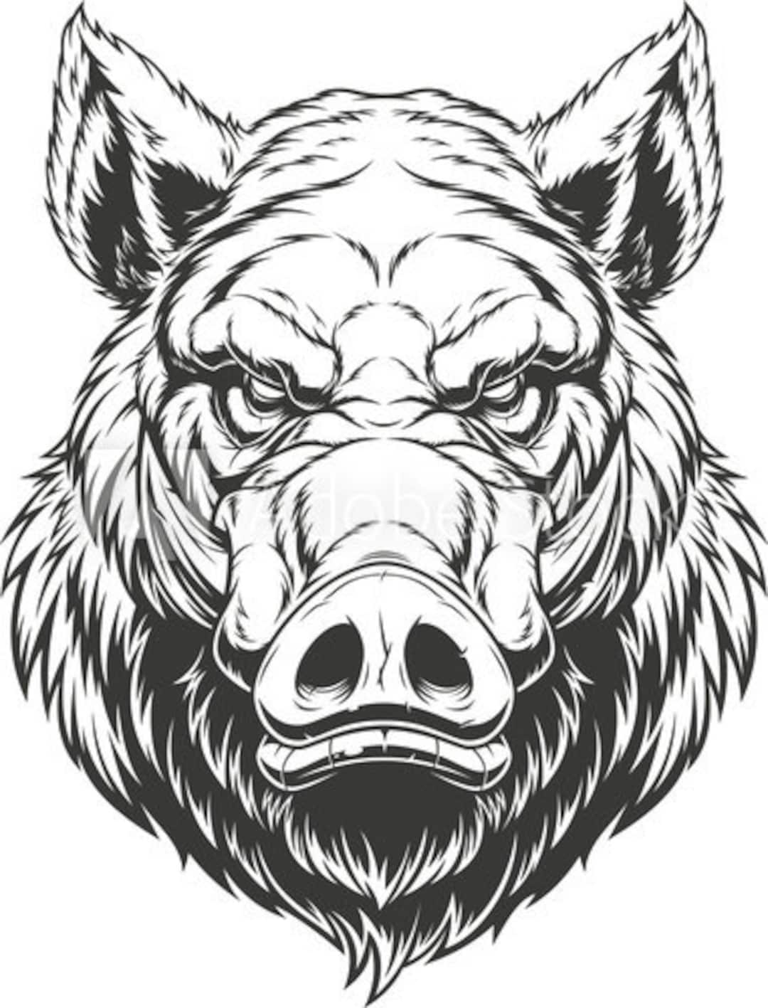 Bull Head Svg - Etsy