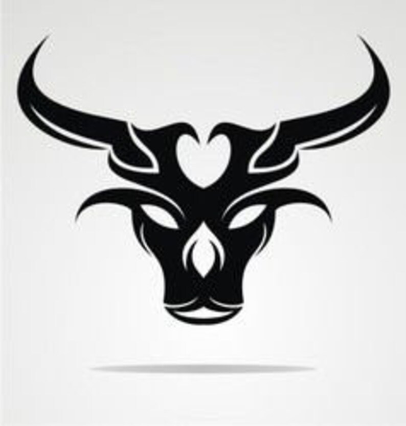 Bull Head Svg - Etsy