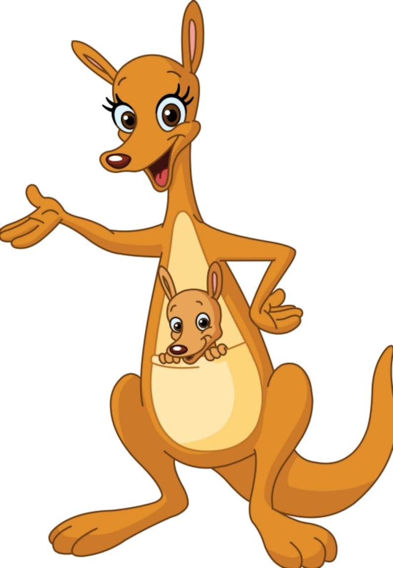 Kangaroo Svg - Etsy