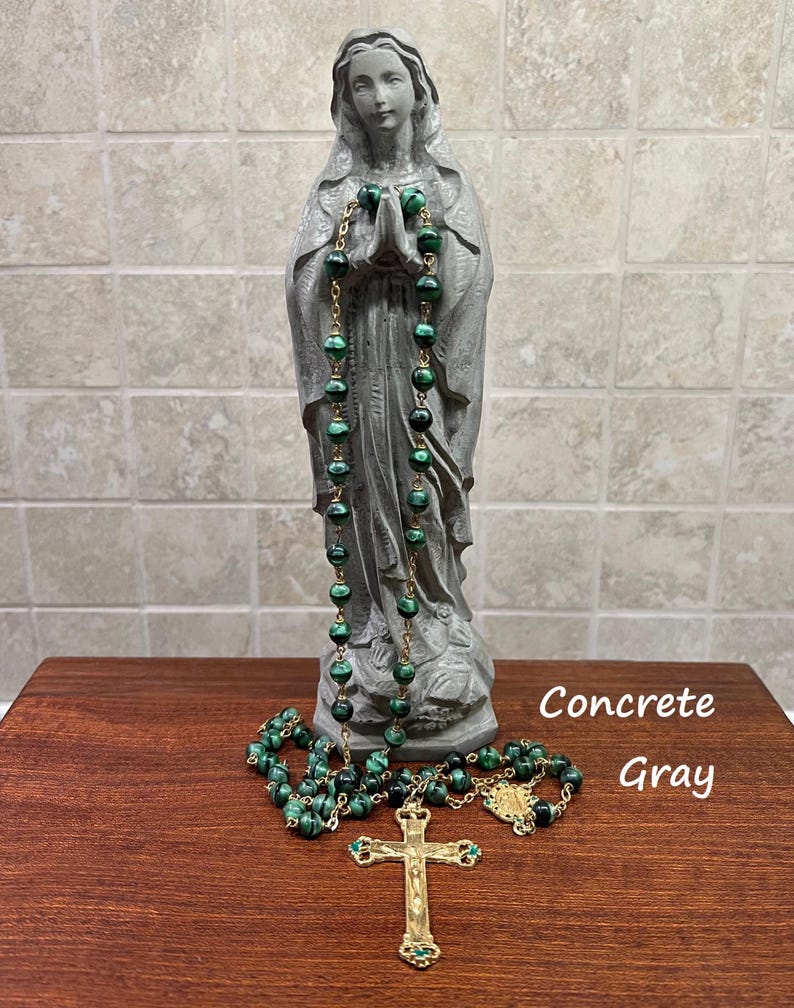 Humble Mary Concrete Statue - 9" Statue - Etsy