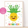 Flamingo Handprint Craft for Kids Summer Handprint Craft Summer Craft ...