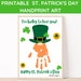 Leprechaun St. Patrick's Day Printable | Kids' Handprint Keepsake ...