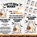 Youve Been Booed | We Have Been Booed | Booed Sign | Halloween Boo Gram ...