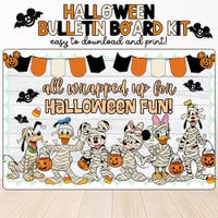 Halloween Bulletin Board Kit & Ghost Student Activity | Includes ...