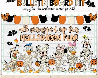 Halloween Bulletin Board Kit: Spooky Classroom Decor (digital Download ...