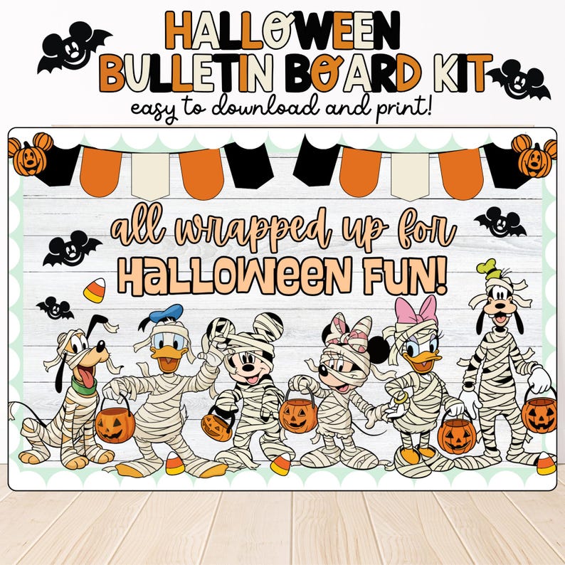 Halloween Bulletin Board Kit: Spooky Classroom Decor (PDF Download) - Etsy
