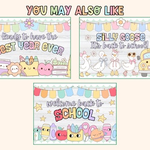 Groovy Classroom Decor: Back to School Bulletin Board Kit (digital ...