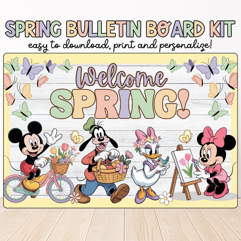 Spring Bulletin Board - Etsy