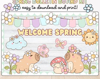 Spring Into Learning Bulletin Board Kit for Classroom Decor, Teacher ...