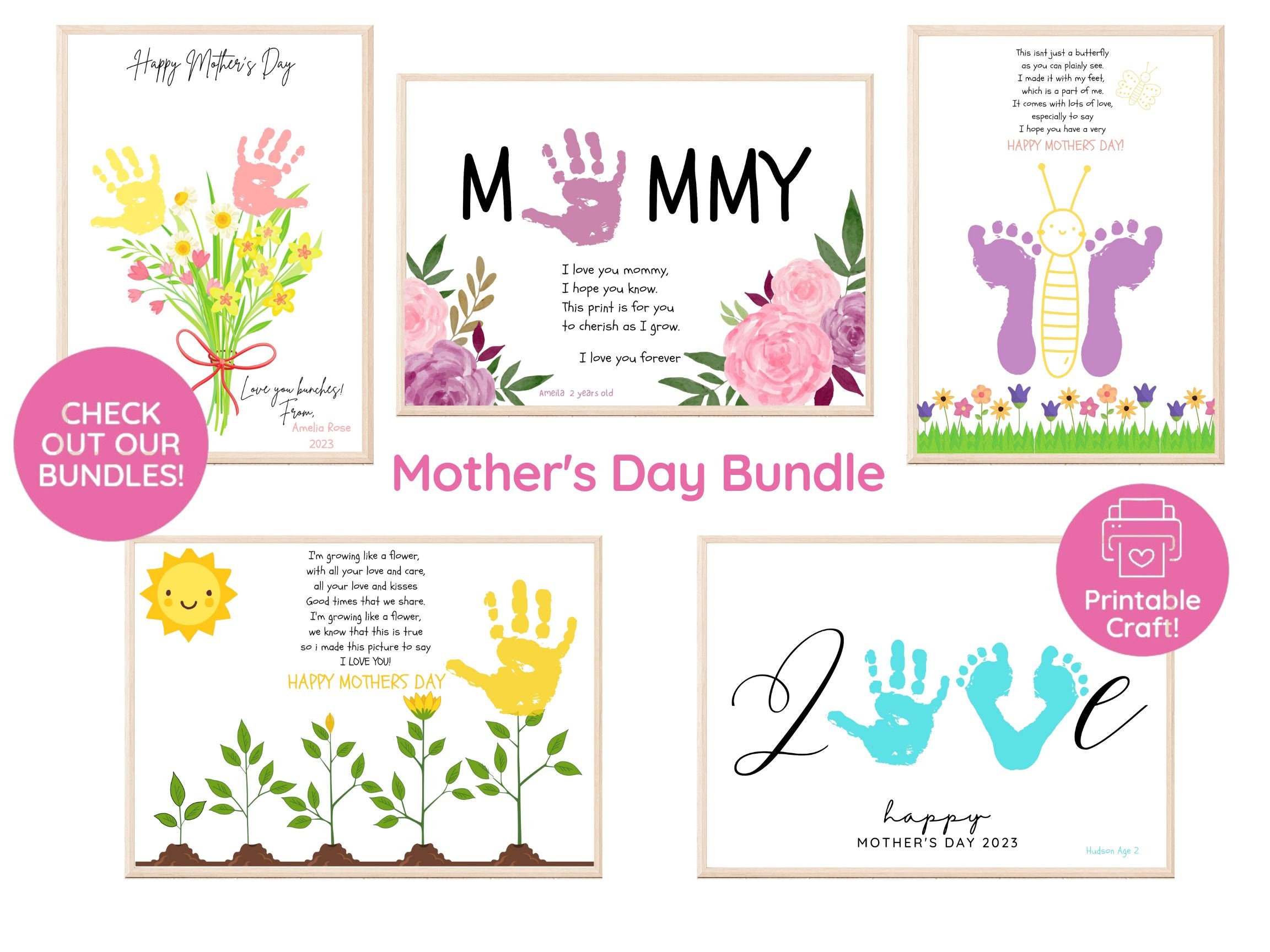 Printable Mothers Day Craft Crafts for Pre-k and - Etsy