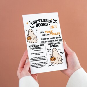 Youve Been Booed | We Have Been Booed | Booed Sign | Halloween Boo Gram ...