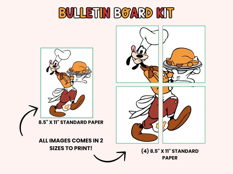 Thanksgiving Bulletin Board Kit: Printable November Classroom Decor ...