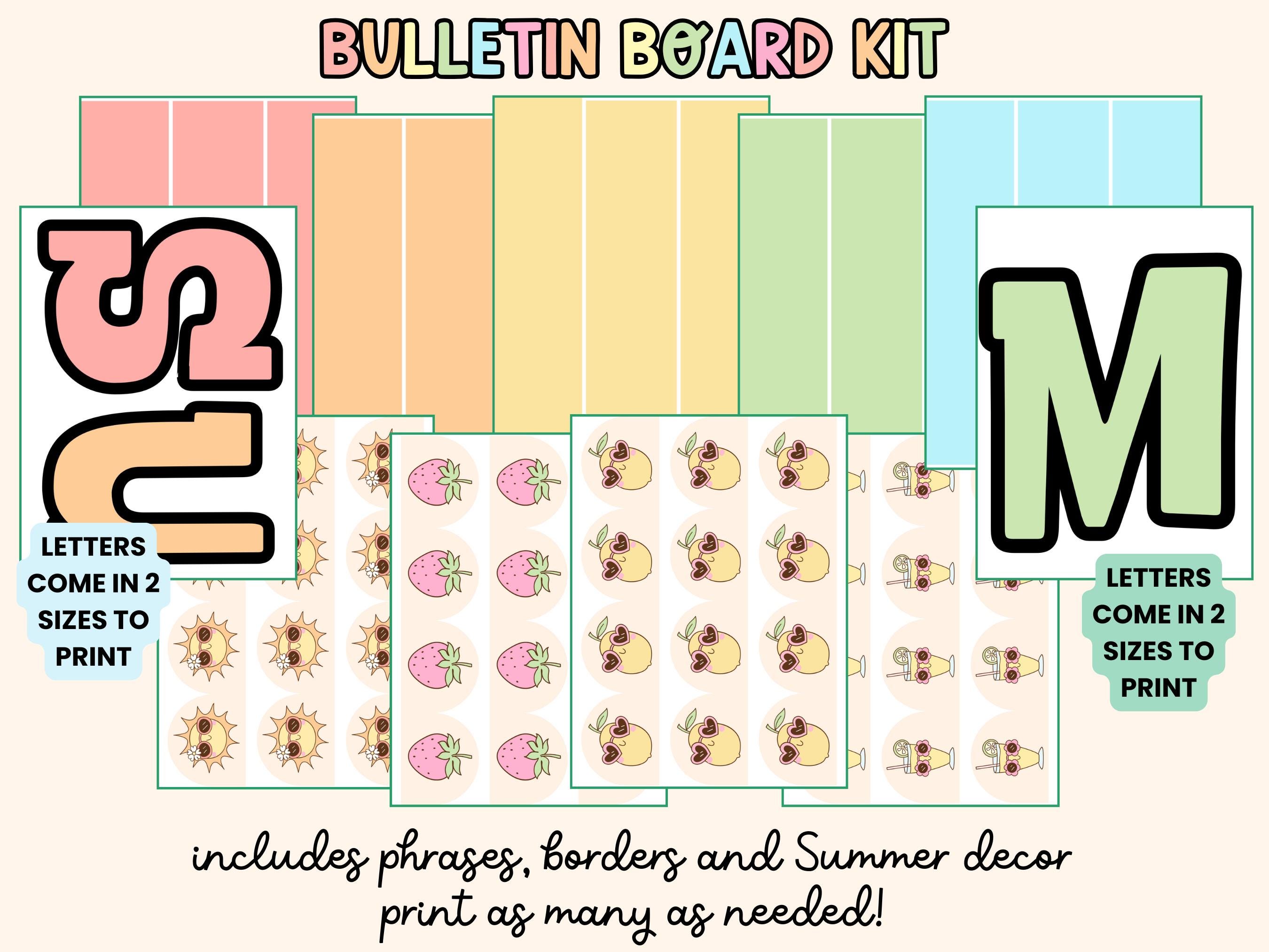 Summer Bulletin Board Kit: End of Year Classroom Decor (digital ...