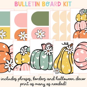 Happy Fall Y'all Bulletin Board Kit: Classroom Decor (digital Download ...
