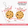 Printable Happy Valentines Day Gift Tag, You're My Jam Valentines Day ...