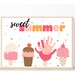 Summer Handprint Craft Summer Craft for Kids Summer Handprint Art ...