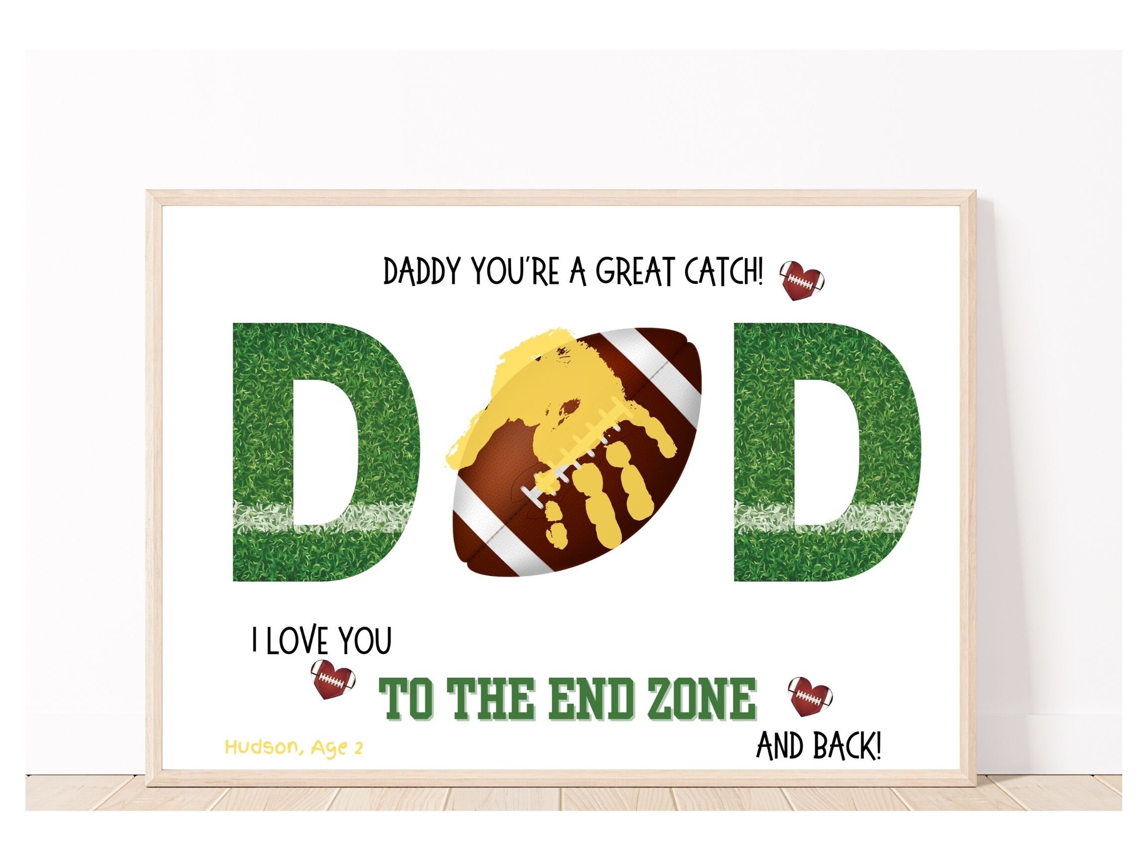 Fathers Day Handprint Craft Diy Handprint Sign Fathers Day Handprint ...