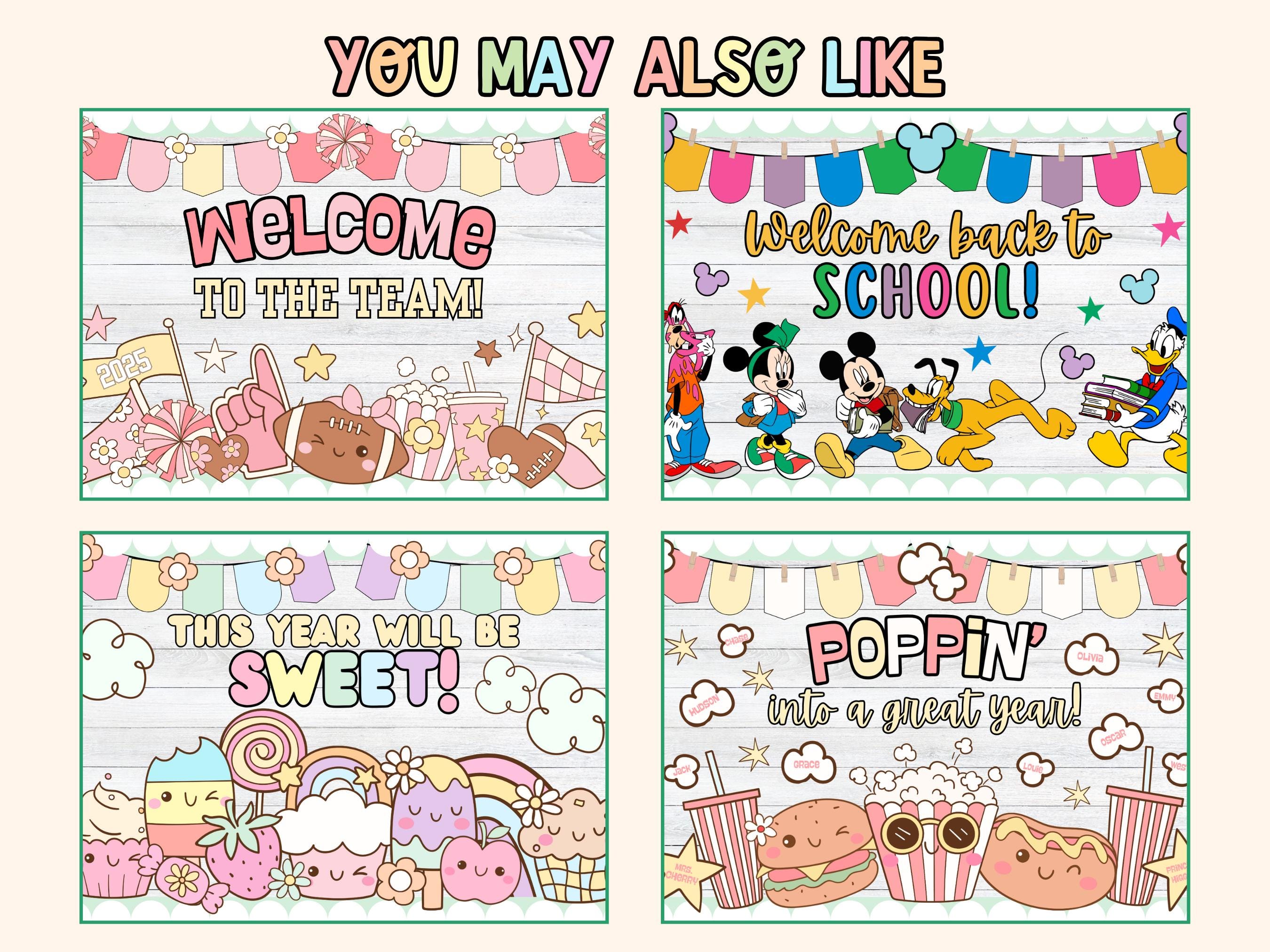 Sports Bulletin Board Kit: Varsity Classroom Decor (digital Download ...
