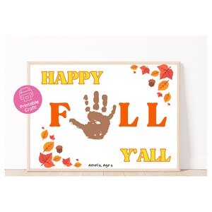 Fall Handprint Craft | Fall Craft for Kids | Fall Handprint Art ...