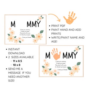 Printable Mothers Day Crafts for Preschoolers Crafts for Pre-k and ...