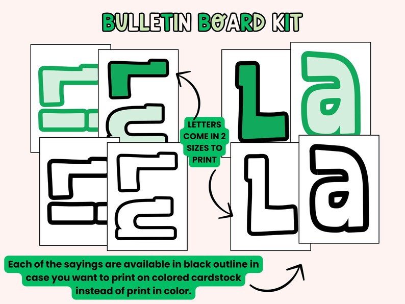 St. Patrick's Day Bulletin Board Kit: Spring Classroom Decor (digital ...