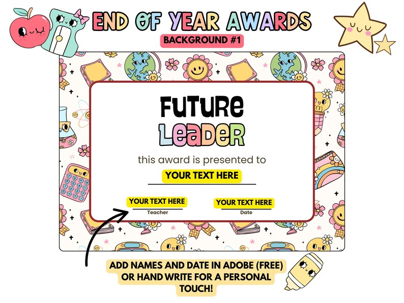End of Year Student Award Certificates: Printable Classroom Recognition ...