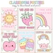 Retro Classroom Posters: Motivational Decor, Printable Wall Art ...