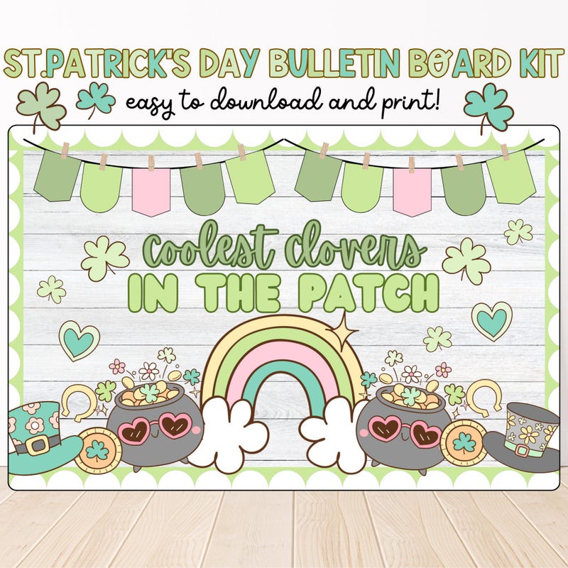 Saint Patricks Bulletin Boards - Etsy