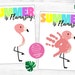 Flamingo Handprint Craft for Kids Summer Handprint Craft Summer Craft ...