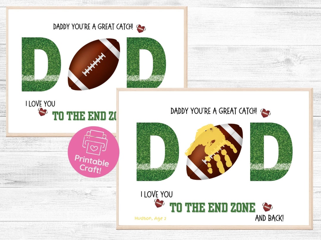 Fathers Day Handprint Craft | Diy Handprint Sign | Fathers Day ...