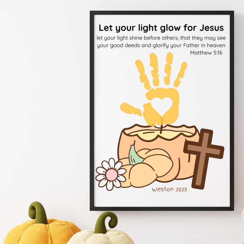 Christian Halloween Handprint Art: Sunday School Pumpkin Craft (PDF ...