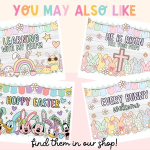 Spring Bulletin Board Kit | Printable Classroom Decor | March & April ...