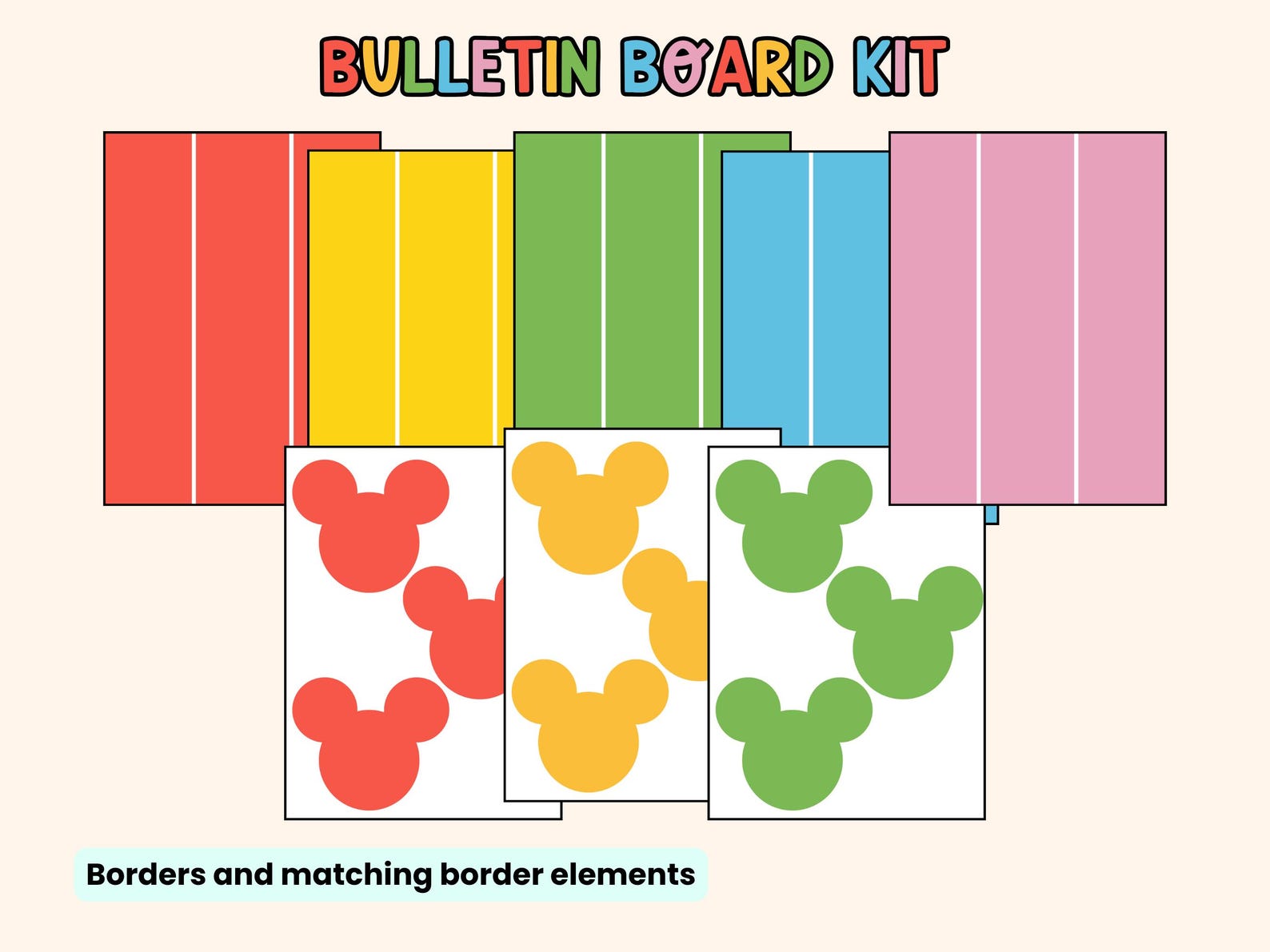 Summer Bulletin Board Kit: May June Classroom Decor (digital Download ...