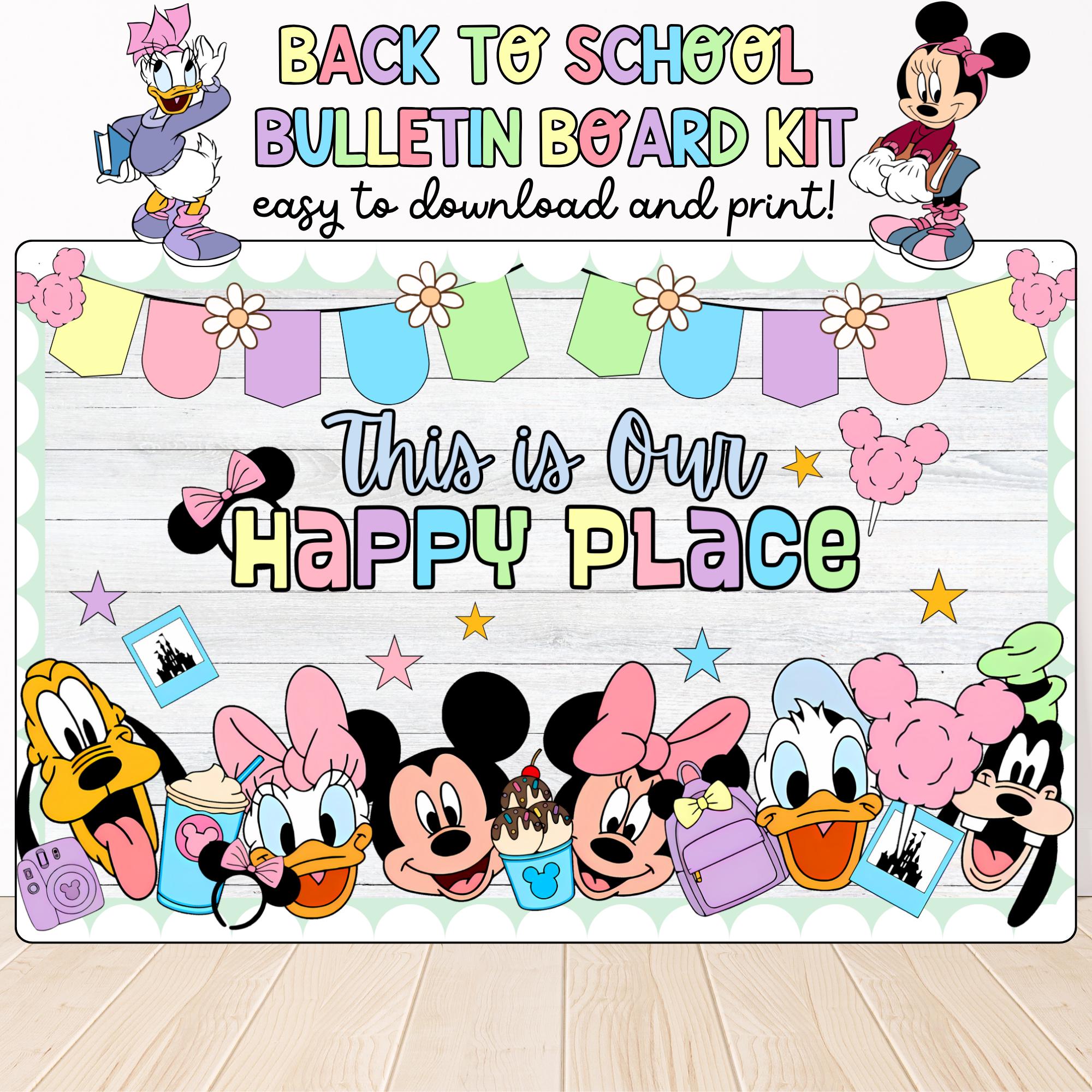 Back to School Bulletin Board Kit: Classroom Decor (digital Download ...