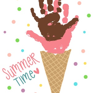 Summer Handprint Craft| Summer Craft for Kids| Summer Handprint Art ...
