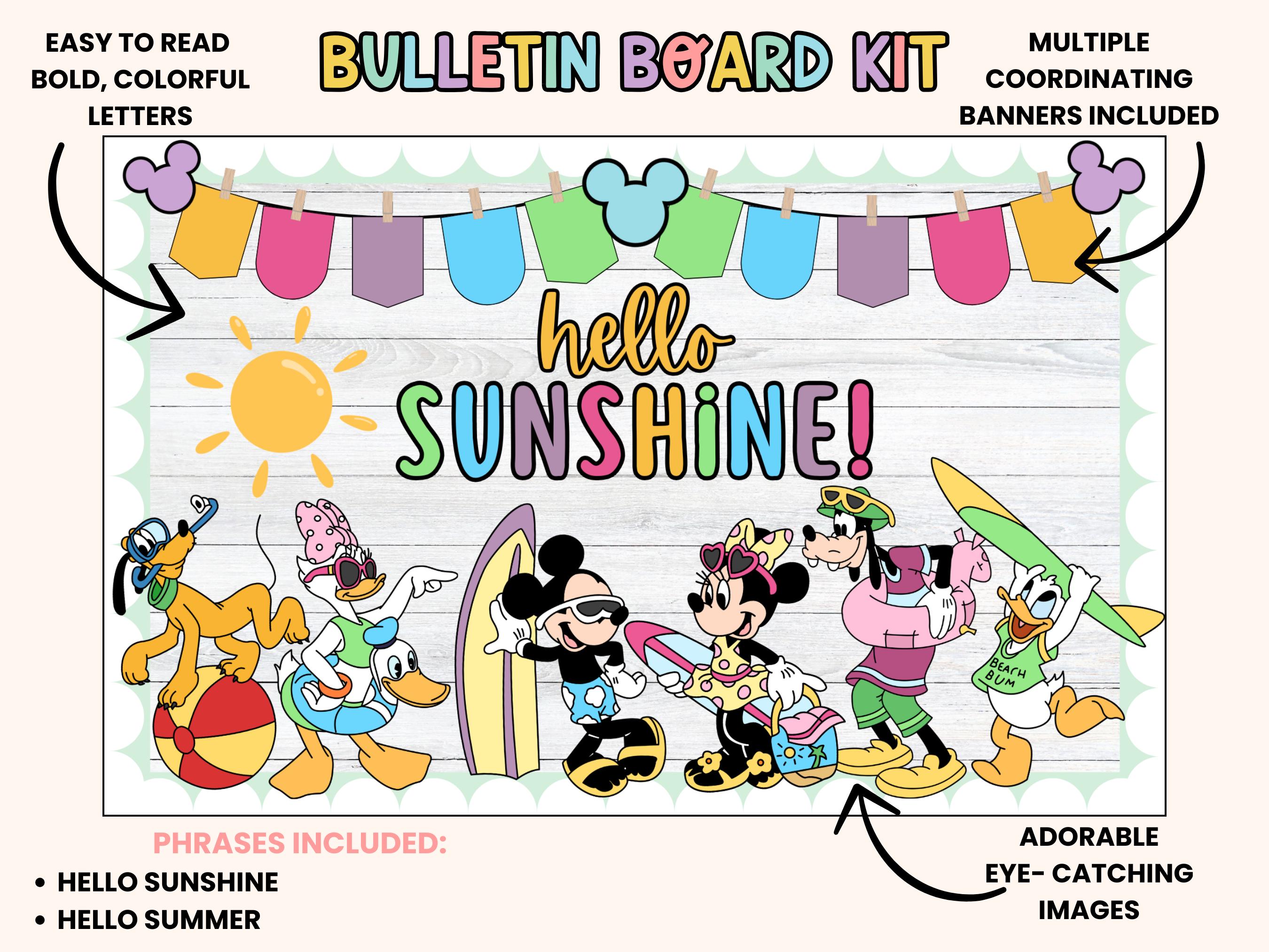 End of Year Bulletin Board Kit: Summer Class Decor (digital Download ...