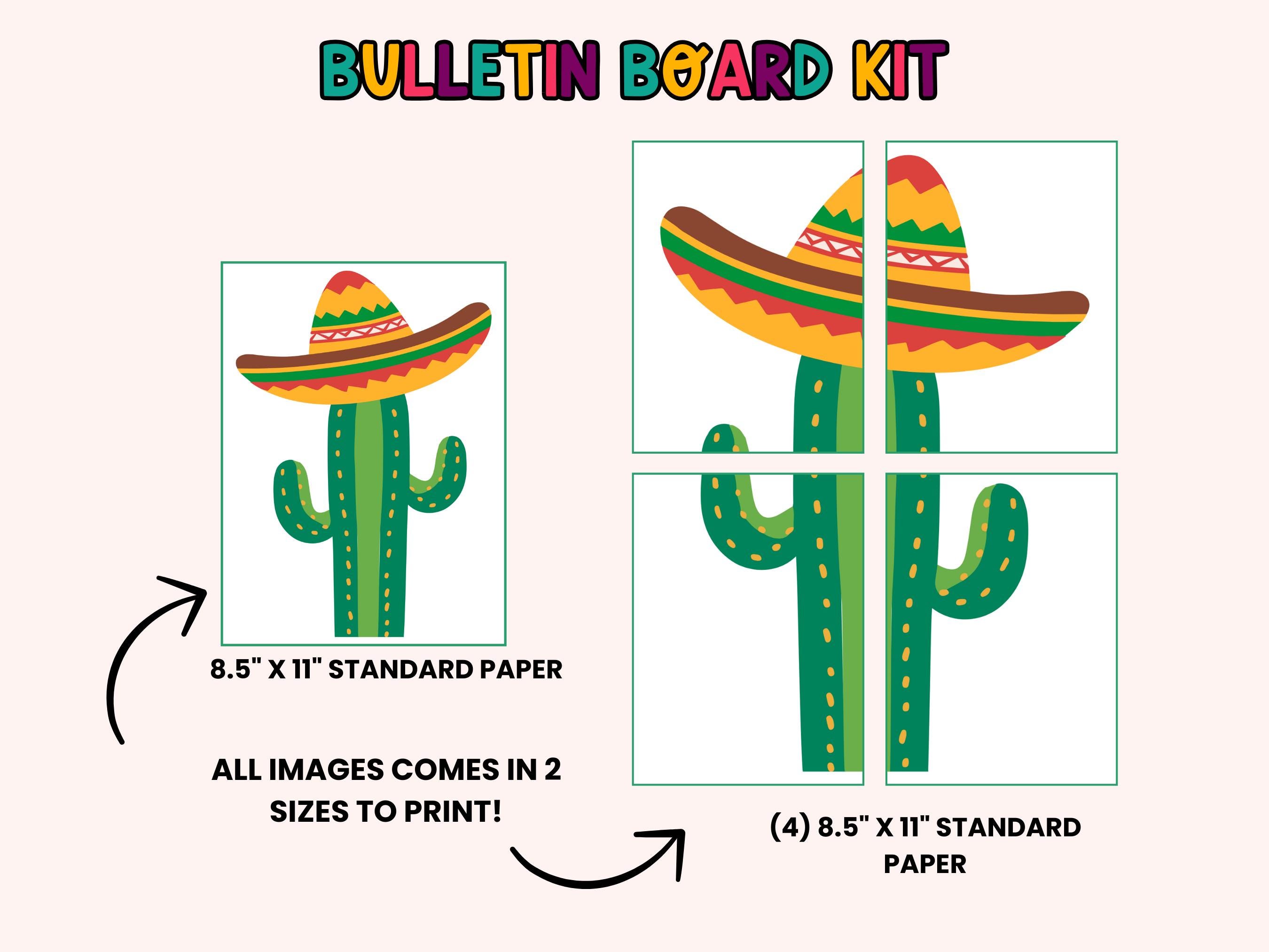 Cinco De Mayo Bulletin Board Kit: Fiesta Classroom Decor (digital ...