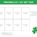 Printable Happy St Patricks Day Gift Tag, St Patricks Day TEACHER Treat ...