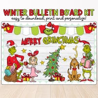 Christmas Bulletin Board Kit | Elf Selfies Holiday Classroom Decor ...