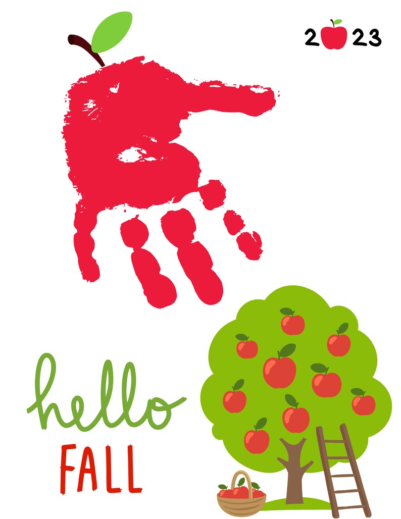 Fall Handprint Craft Fall Craft for Kids Fall Handprint Art Preschool ...