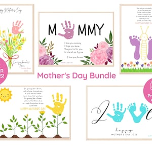 Printable Mothers Day Handprint Poem Gift for Mom - Etsy Canada
