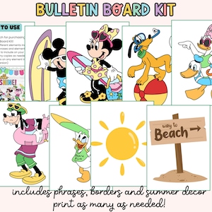 End of Year Bulletin Board Kit: Summer Class Decor (digital Download ...