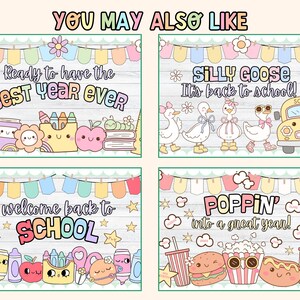 Popcorn Back to School Bulletin Board Kit: Classroom Door Decor (PDF ...