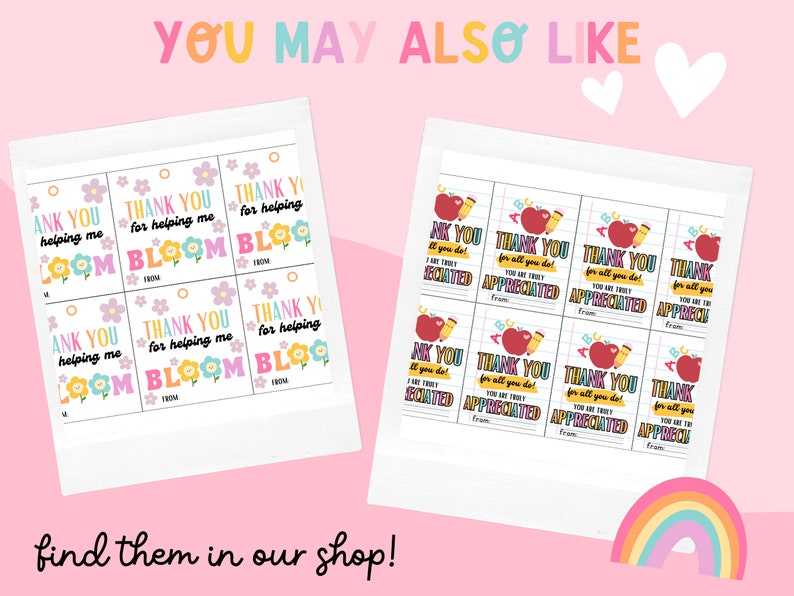 Printable Summer End of School Year Tags, Gift Tags From Teacher, Last ...
