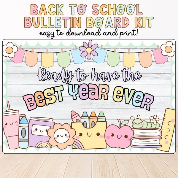 Welcome Back for Bulletin Board - Etsy