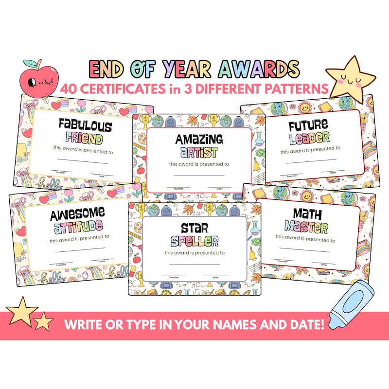 Student Superlatives - Etsy