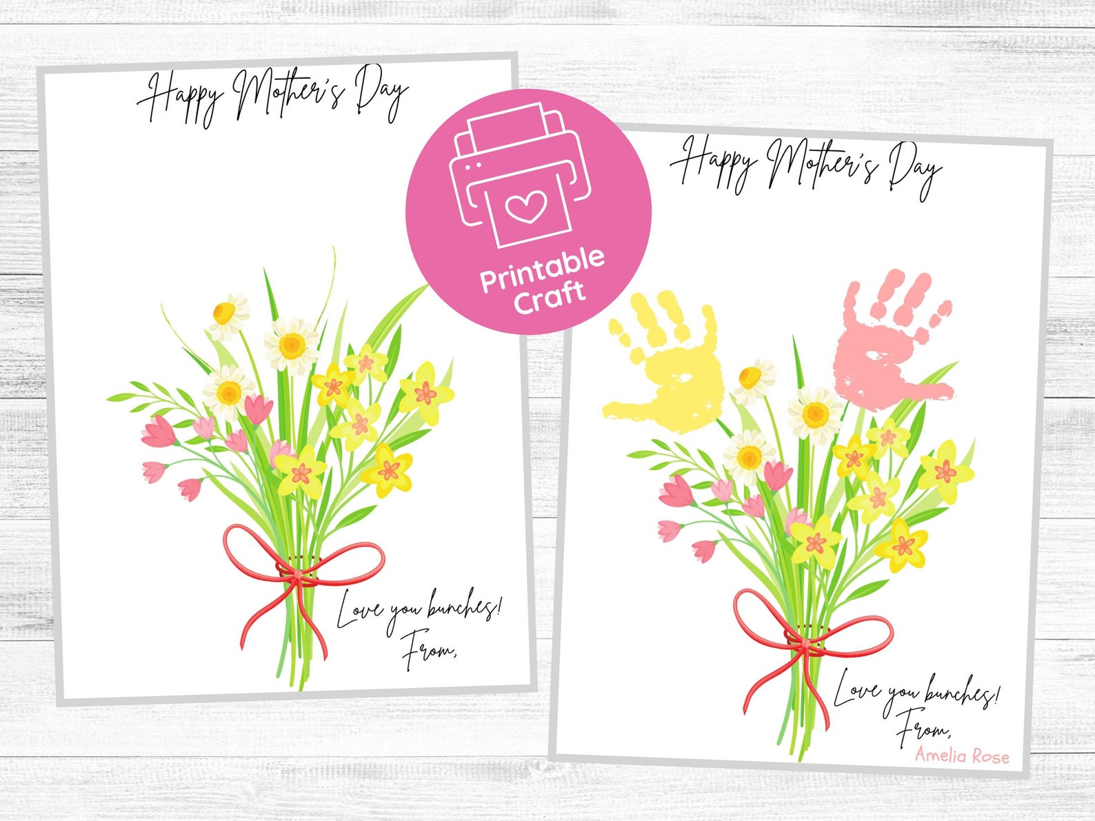 Mothers Day Handprint Art, Mothers Day Handprint Craft, Handprint ...