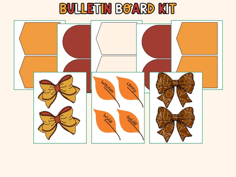 Thanksgiving Bulletin Board Kit: Printable November Classroom Decor ...