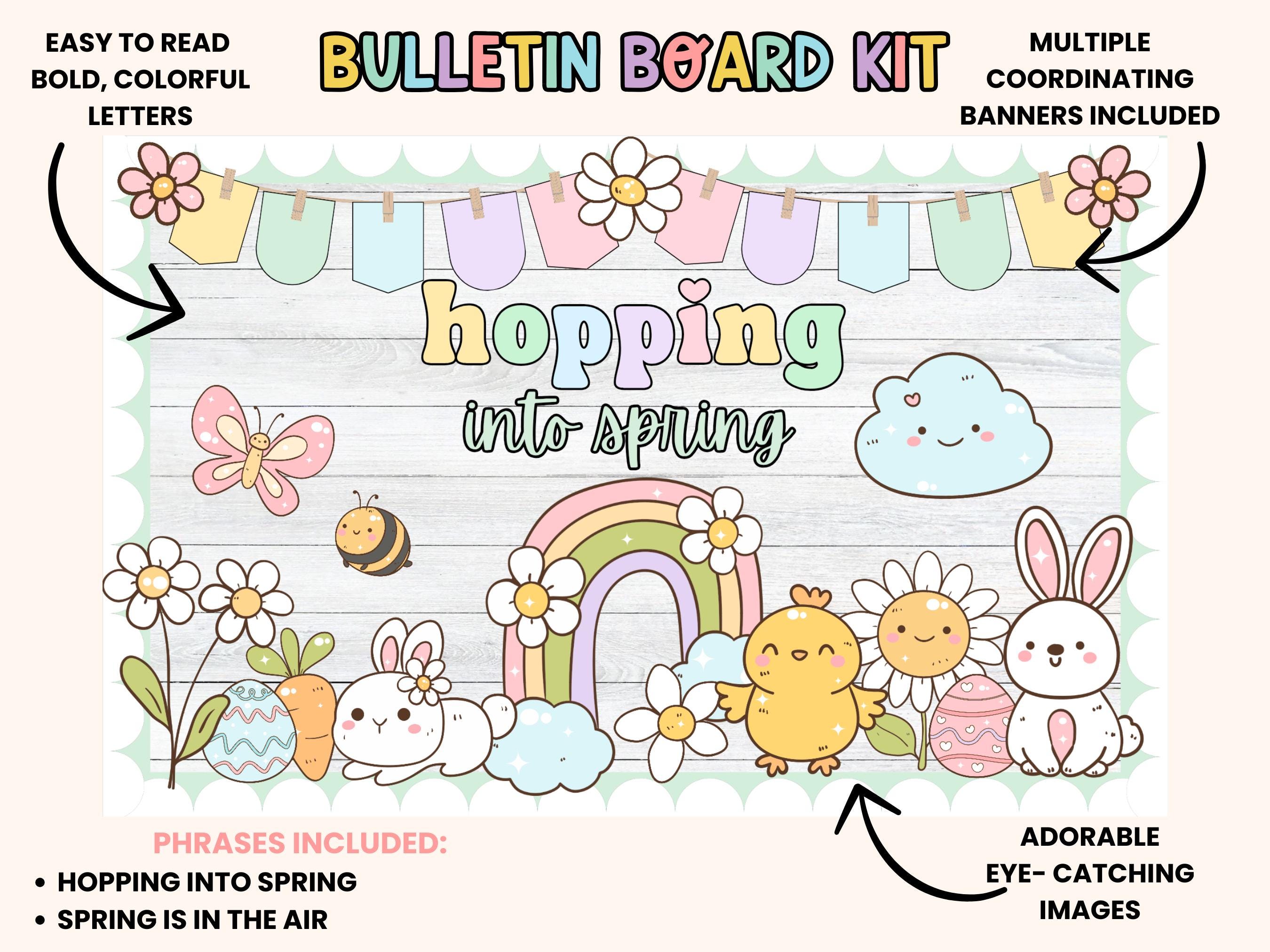 Easter Bulletin Board Kit: Spring Classroom Decor (digital Download) - Etsy