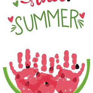 Summer Handprint Craft Bundle | Summer Craft for Kids | Homeschool ...